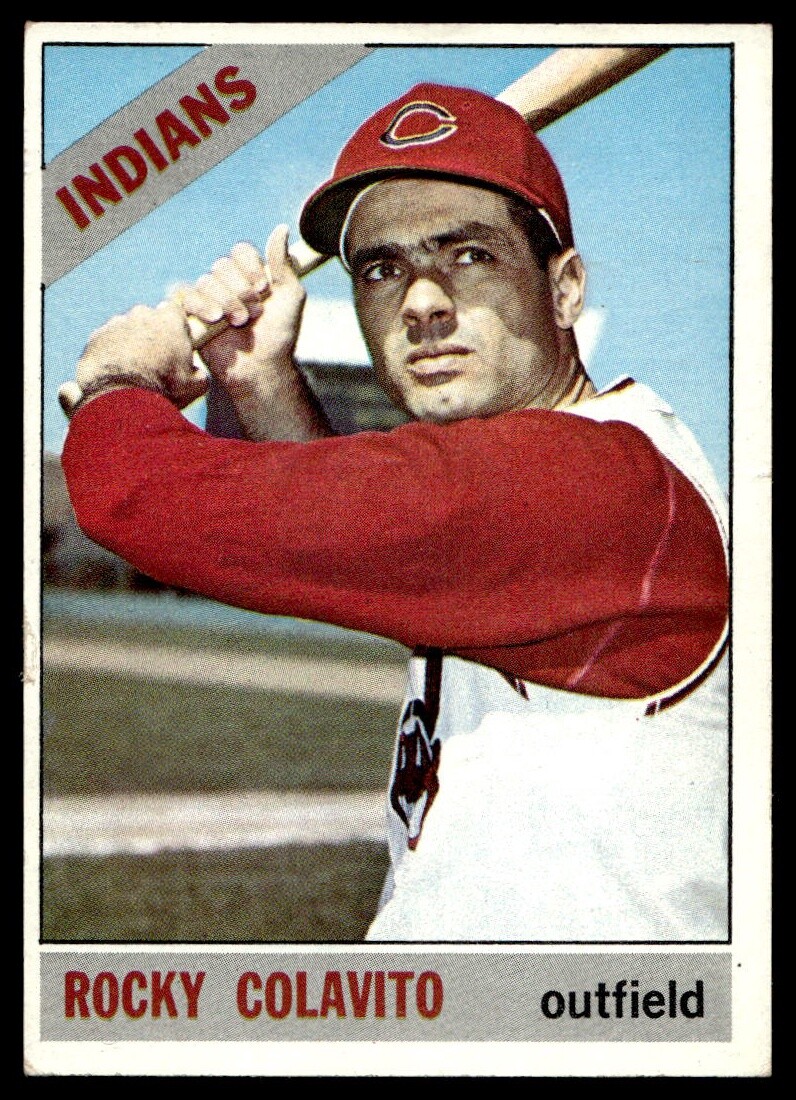 1966 Topps #150 Rocky Colavito Cleveland Indians STAR NR-MINT | eBay