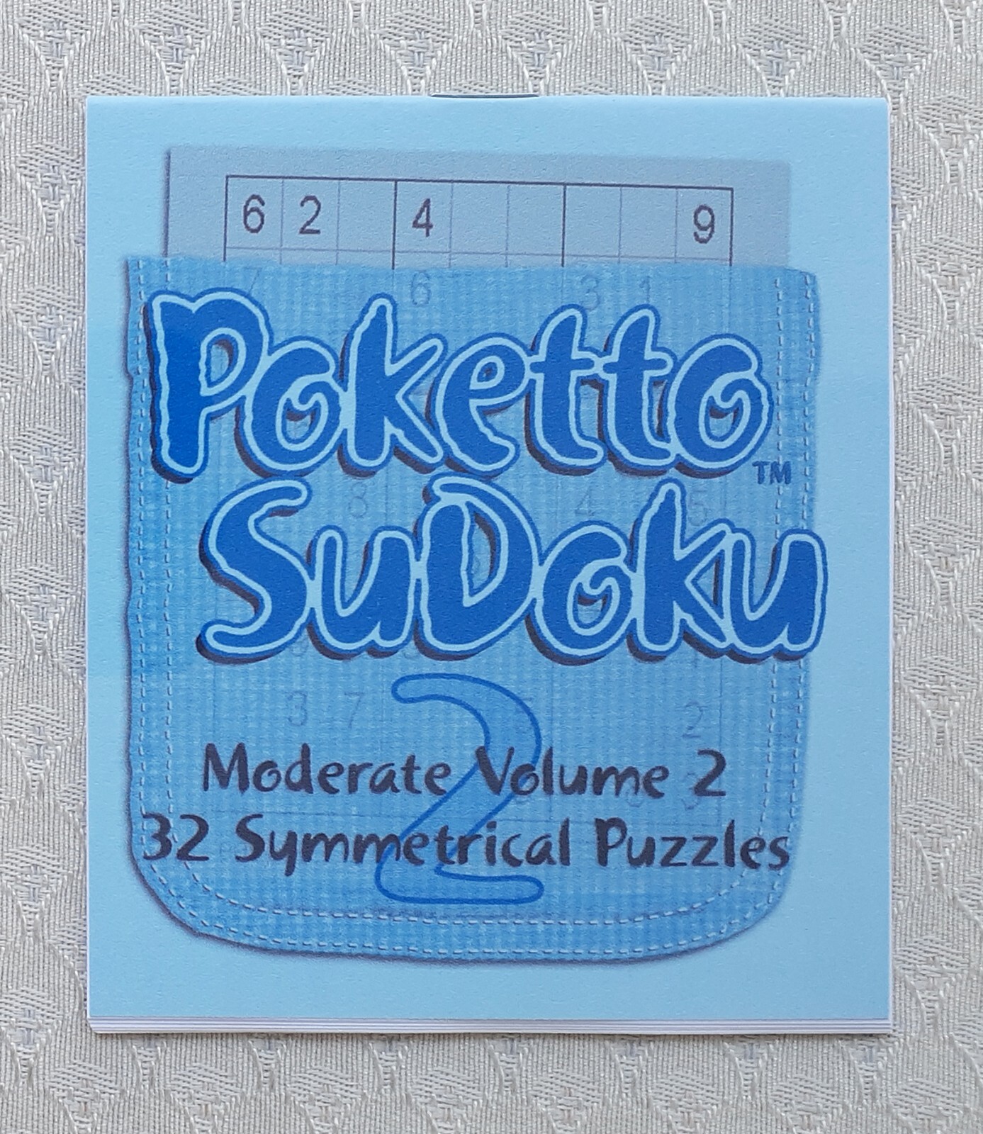 Poketto SuDoku Moderate Puzzle 4 Pack | 4 Pocket sized Sudoku puzzle ...