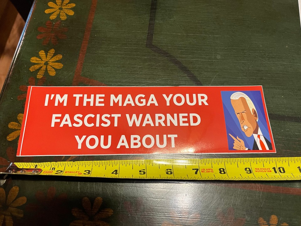 Anti-Biden MAGA Bumper Sticker 10 x 3 | eBay