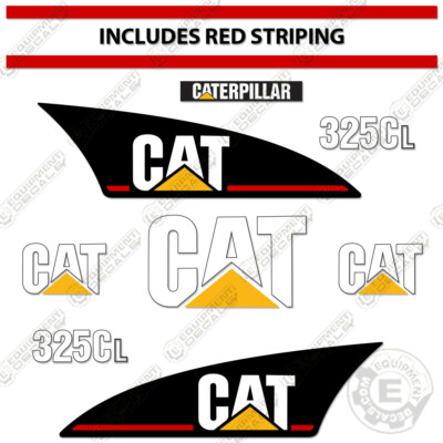 Fits Caterpillar 325 C L Decal Kit Excavator Decals Reproduction ...