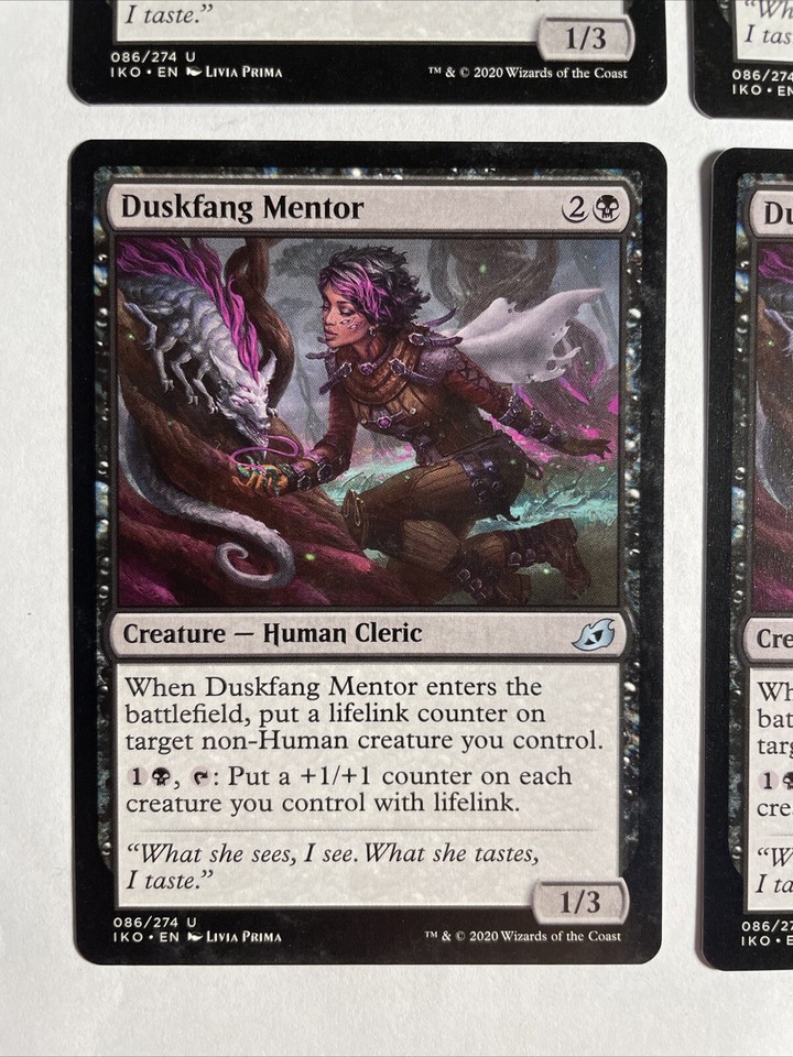 4x Mtg Ikoria Lair Of Behemoths Duskfang Mentor NM/M Magic the ...