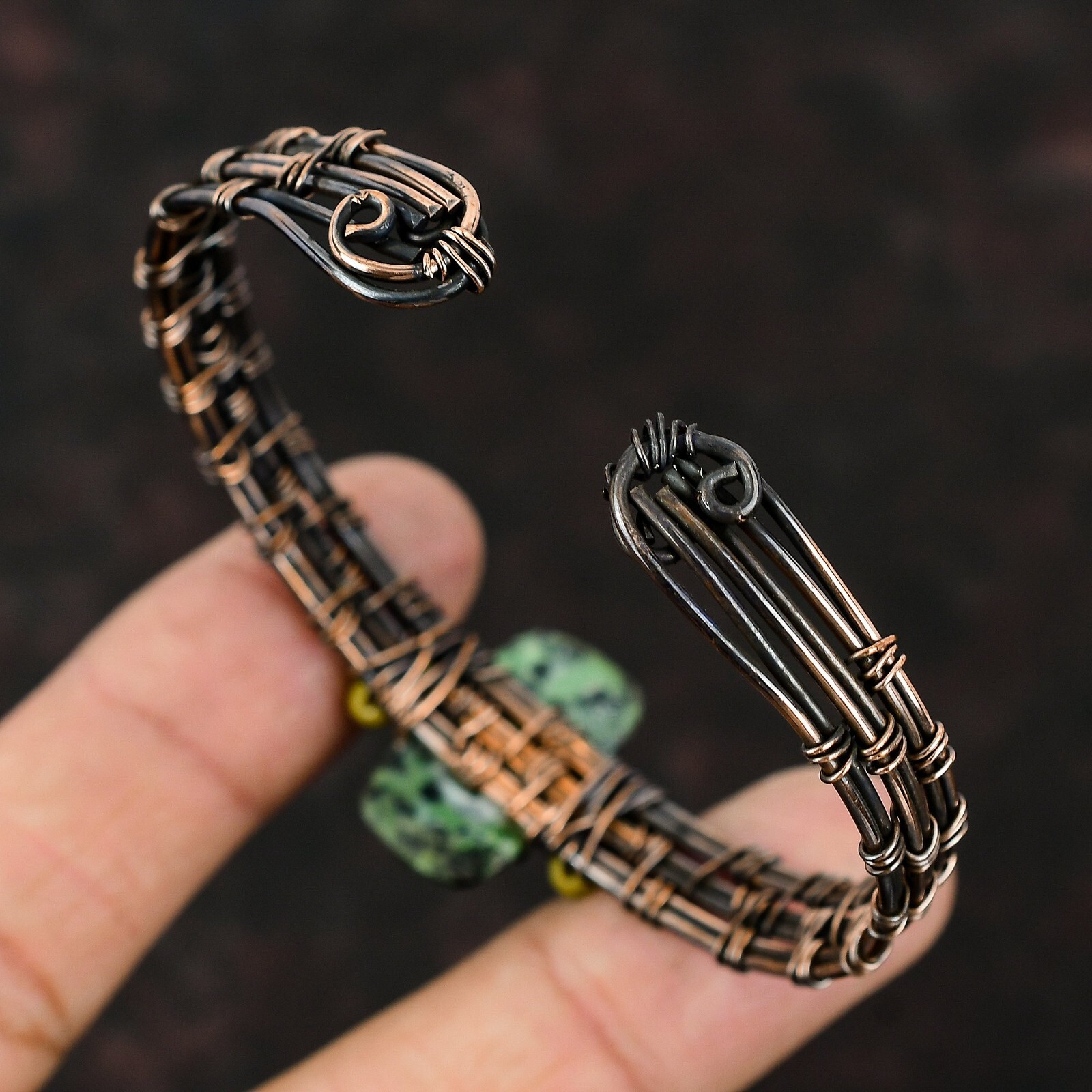 Copper Natural Ruby Zoisite Yellow And Red Coral Beads Mother New ...