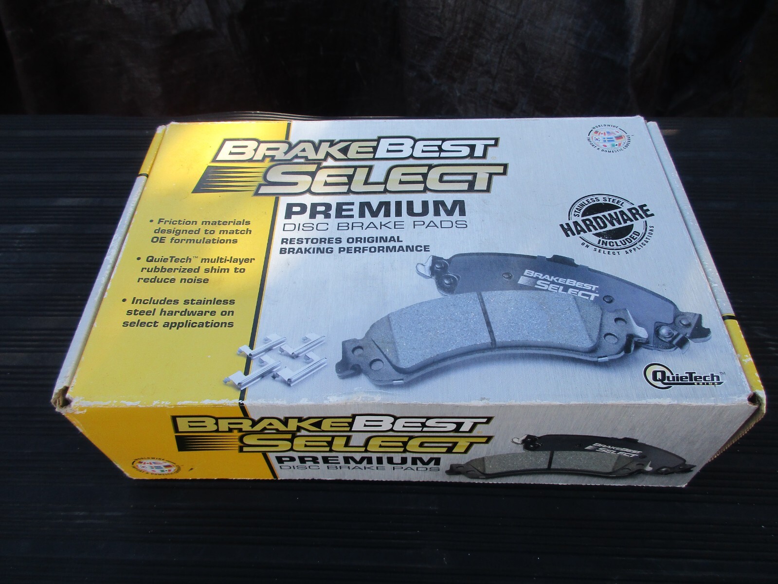 Brake Best Select Premium Ceramic Disc Brake Pads SC537 ~ 4 Pieces Plus ...