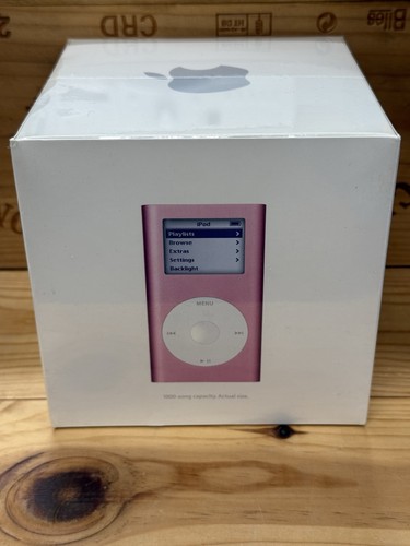Pink Apple iPod Mini 1st Generation. 4GB. Sealed. RARE Square Box. | eBay
