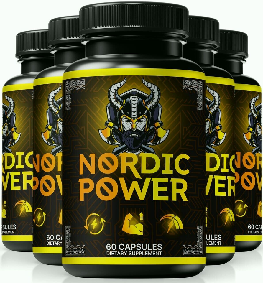 (5 Pack) Nordic Power Ed Pills, Nordicpower for Men, Energy Capsules | eBay
