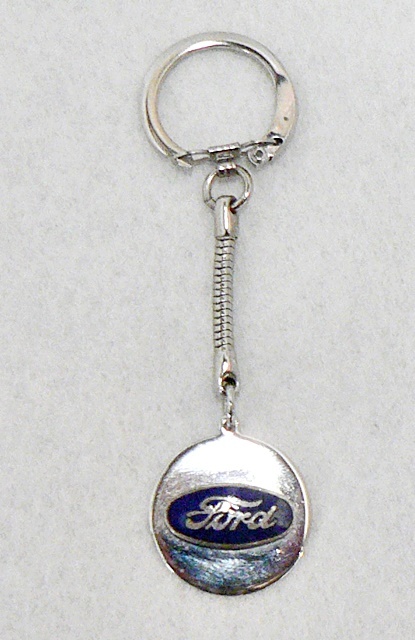SILVER COLOR FORD AUTOMOBILE EMBLEM KEY CHAIN | eBay