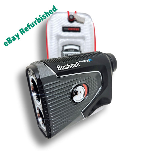 Bushnell Pro XE Slope Laser Golf Rangefinder w/ New Case & 1 Year ...