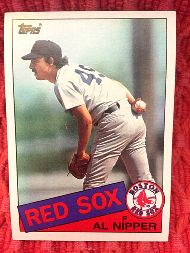 Red Sox Al Nipper # 424 MLB Vintage Baseball Card Ships Free | eBay