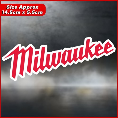 Milwaukee Tools Sticker For Tradie Laptop Car Ute 4x4 Mancave Fridge ...
