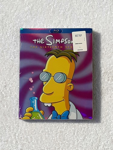 Simpsons: The Sixteenth Season (Blu-ray Disc, 2013, 3-Disc Set) Brand ...