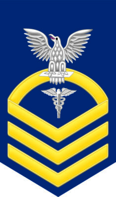 Hospital Corpsman HM Navy Chief E-7 Gold 5.5" Rank Sticker / Decal | eBay