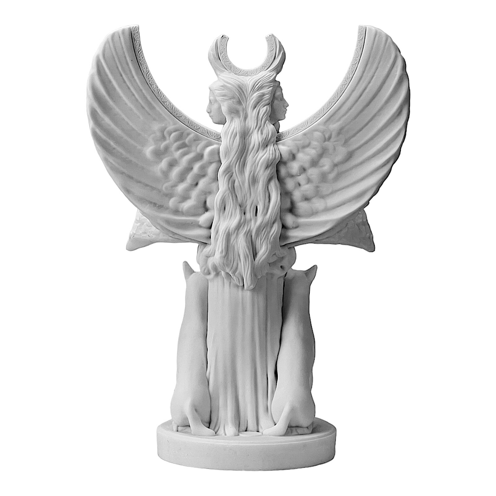 Hecate Hekate Triple Goddess of Magic Night Moon Greek Sculpture Statue ...