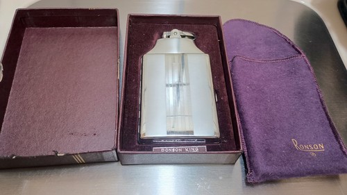 Ronson King Mastercase Combination Lighter and Cigarette Case In ...