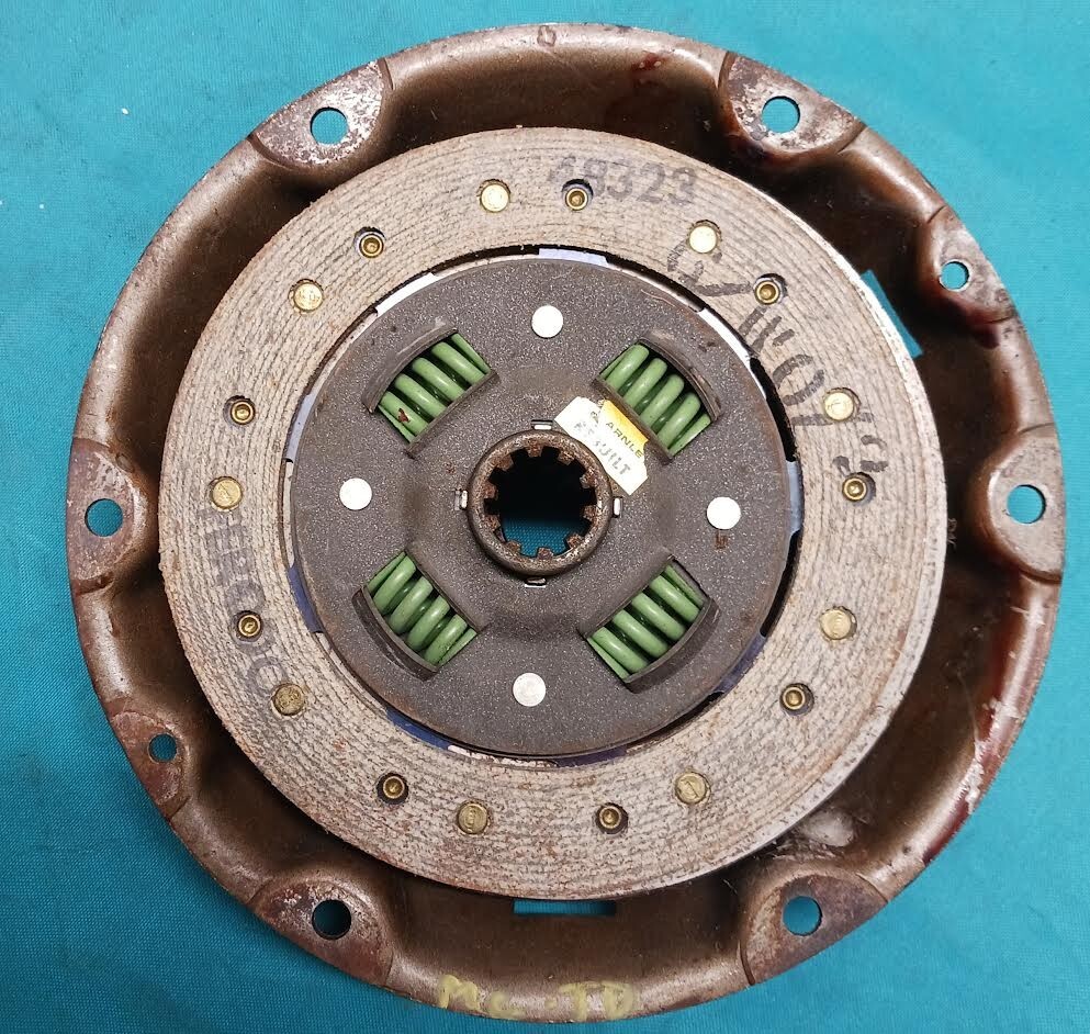 MG Clutch and Pressure Plate, Part Numbers HA2874 (Cover), HB1313 (Disk ...