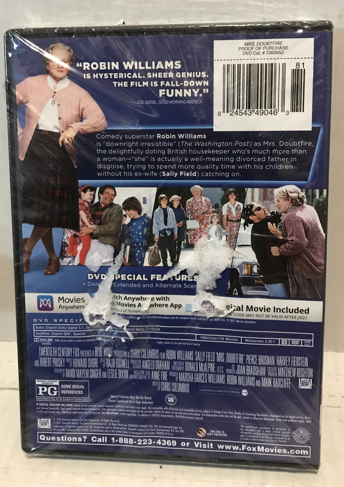 🌍 Mrs. Doubtfire DVD,New ‼️ 24543490463| eBay