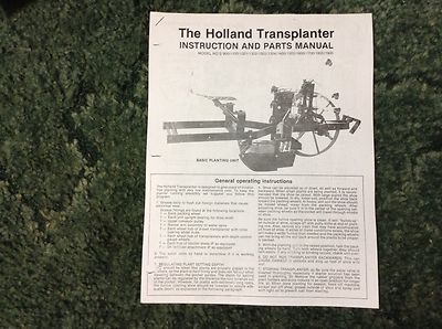 Planters - Holland Transplanter