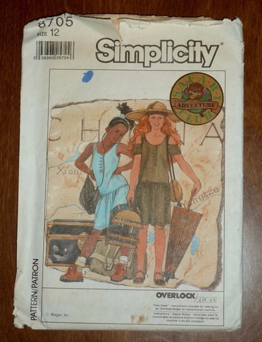 SIMPLICITY PATTERN #8705 - STRETCH-KNIT *COLD-SHOULDER* & TANK DRESS ...