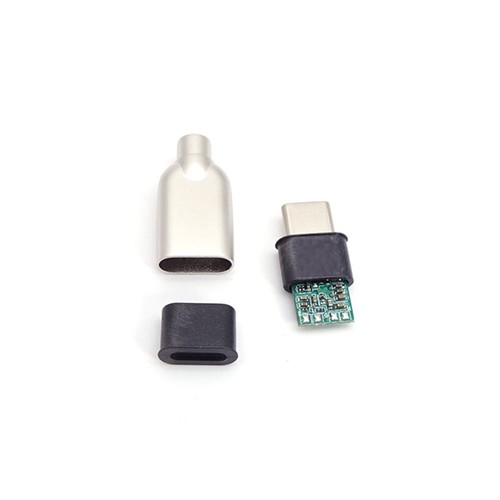 Metal Type-C Android Plug Shell Case Audio Digital Chip Charging Plug ...