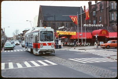 SEPTA Kawasaki LRV McDonald’s 40th / Walnut Original Kodachrome Slide ...