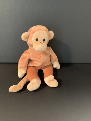 TY Beanie Baby - BONGO the Monkey (8.5 inch) Stuffed Animal Toy Tush ...
