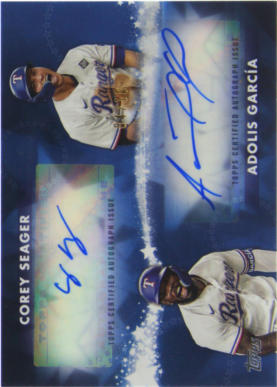 2024 Topps Series 2 - Baseball Stars Dual Autographs Corey Seager ...