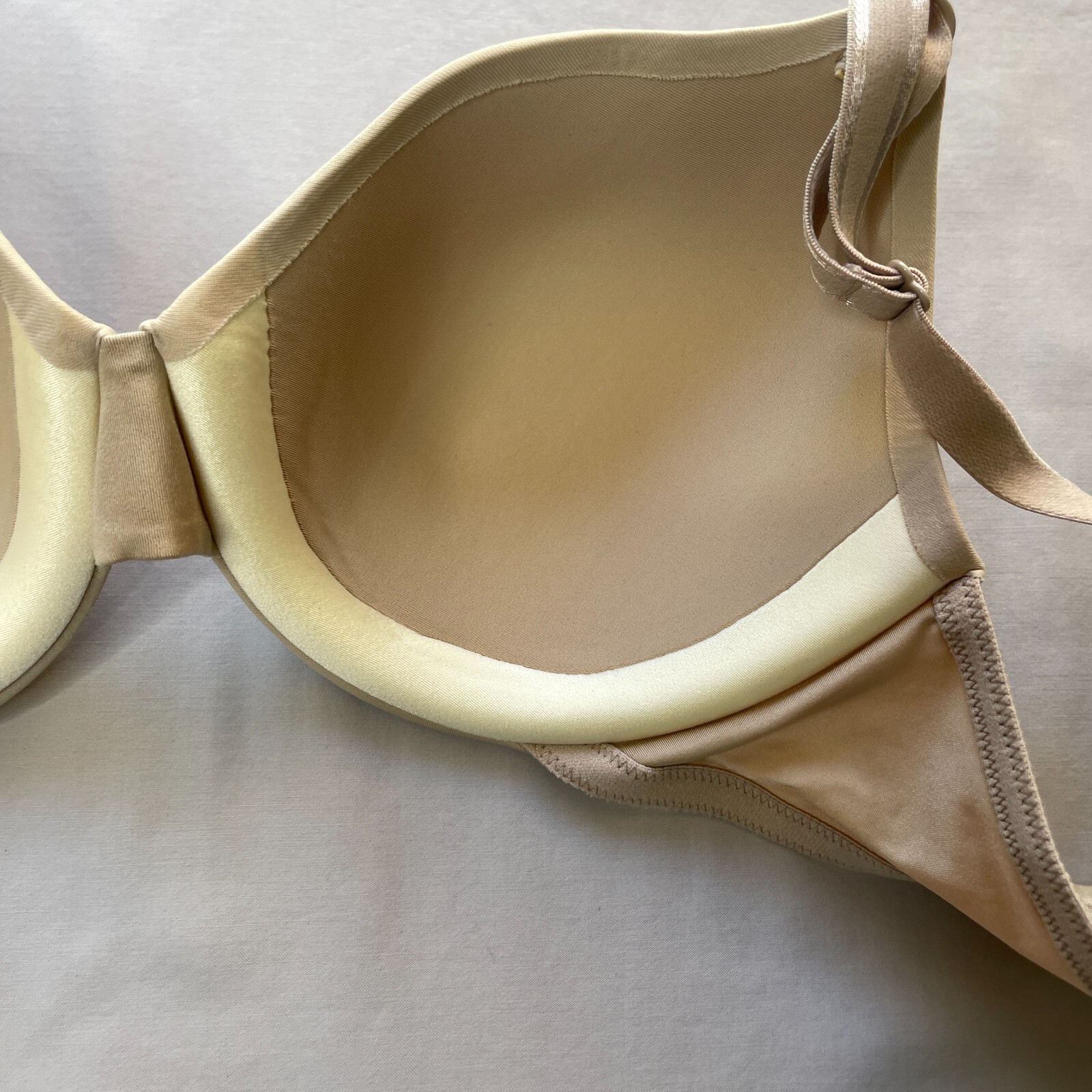 Warners Bra 36B Satin Padded Cups Back Smoothing Full Coverage 01593 | eBay
