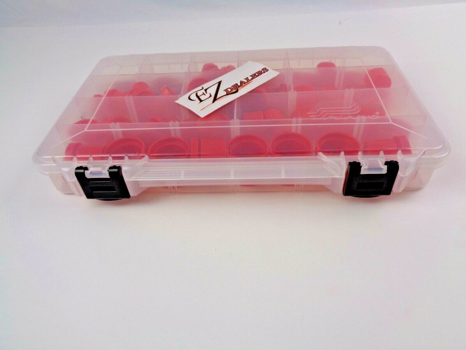 Hydraulic JIC Plastic Cap and Plug Kit Set 124pc 6 Sizes JIC Dust Caps ...