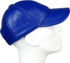 Genuine Leather Unisex Baseball Cap One Size, Blue | eBay