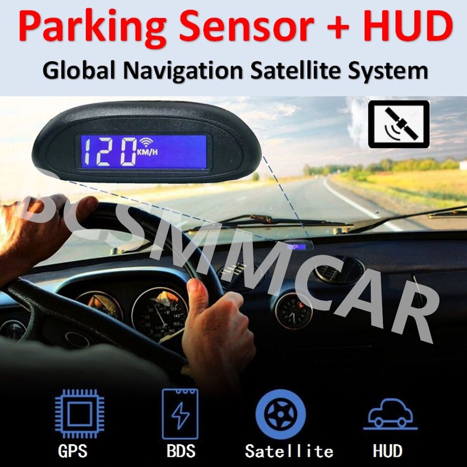 HUD Car Auto Head Up Display Reverse Radar Detector System With Parking ...