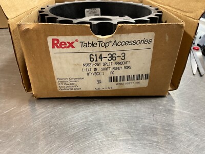 REXNORD TABLE-TOP CHAIN SPROCKET 614-36-3 NEW | eBay