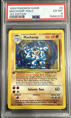 Pokémon TCG Machamp Base Set 8/102 Holo Unlimited Holo Rare | eBay