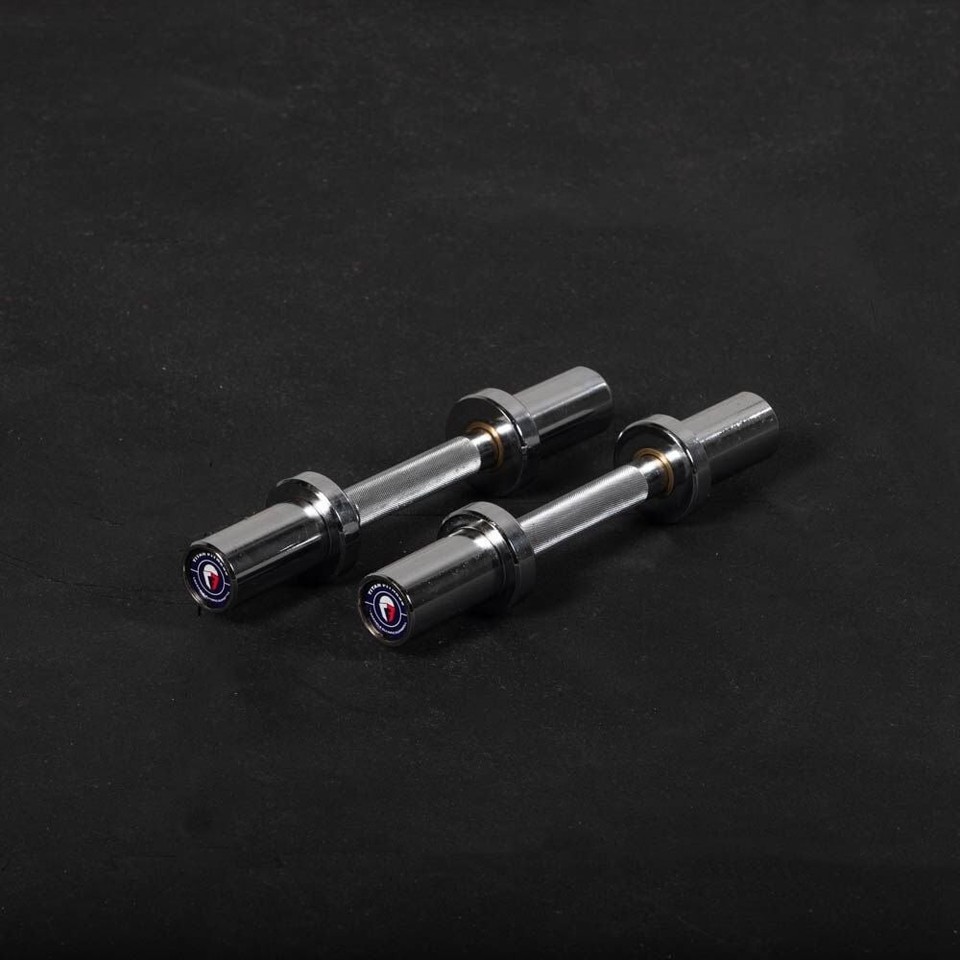 Titan Fitness Pair 15in Loadable Olympic Dumbbell Bars, 400 LB Capacity ...