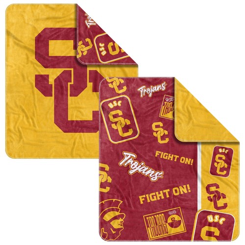 USC Trojans 50- x 60- Dream Weave Throw Blanket | eBay