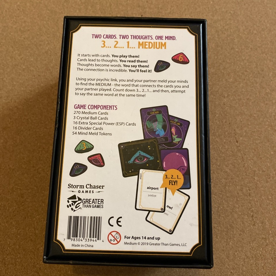 Medium Mind-Reading Social Game for 2+ Players Party Game NEW ...