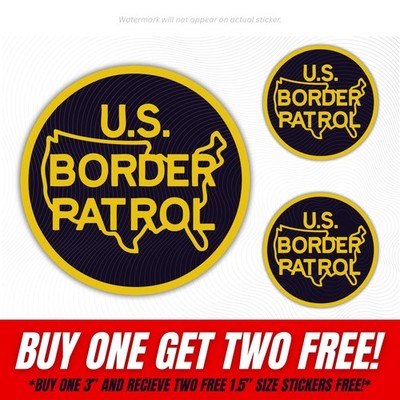 United States Border Patrol DHS 3” Sticker Decal USA US Trump Patch ICE ...