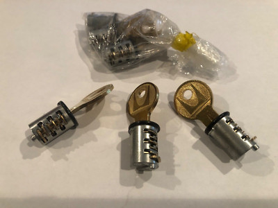 SETS OF 3 - NEW HERMAN MILLER UM LOCK CORES / KEYS. 100'S AVAILABLE ...