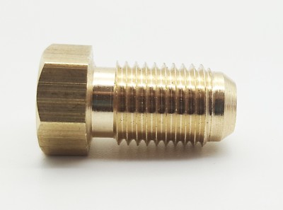 BRASS M10X1 Blanking Plug Brake and Clutch Solid Male Union Fitting ...