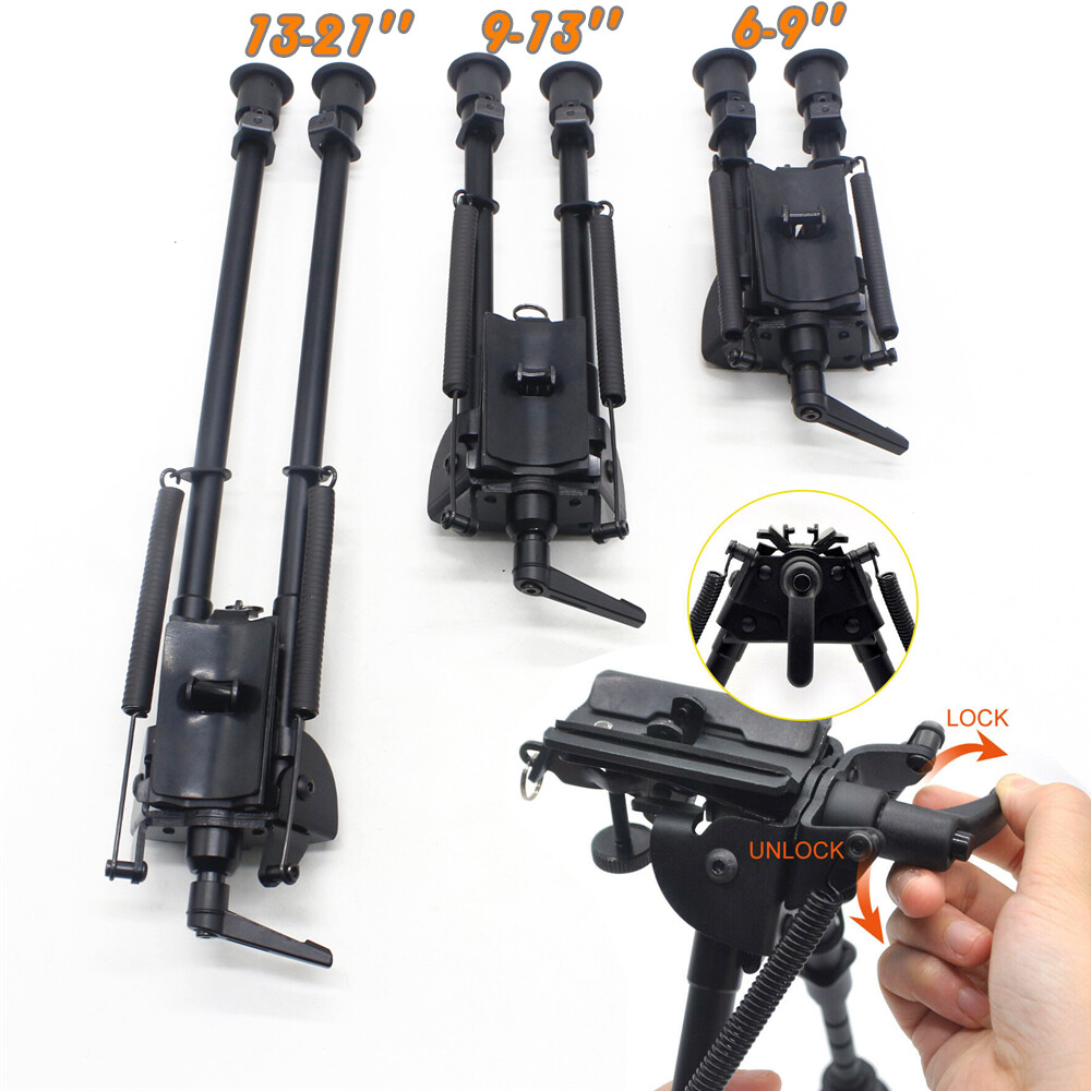 6-9-13-27 Heavy Duty Swivel Mount Bipod Tiltable Swivel Model & Pod ...