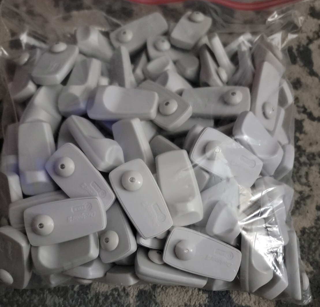 Lot of/ Bulk 100 pcs Checkpoint Security Tags 13AJE Bulk Quantity ...