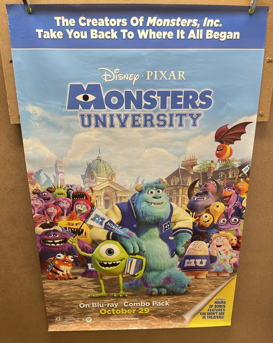 Monsters University International Poster Disney/Pixar Monsters, Inc.
