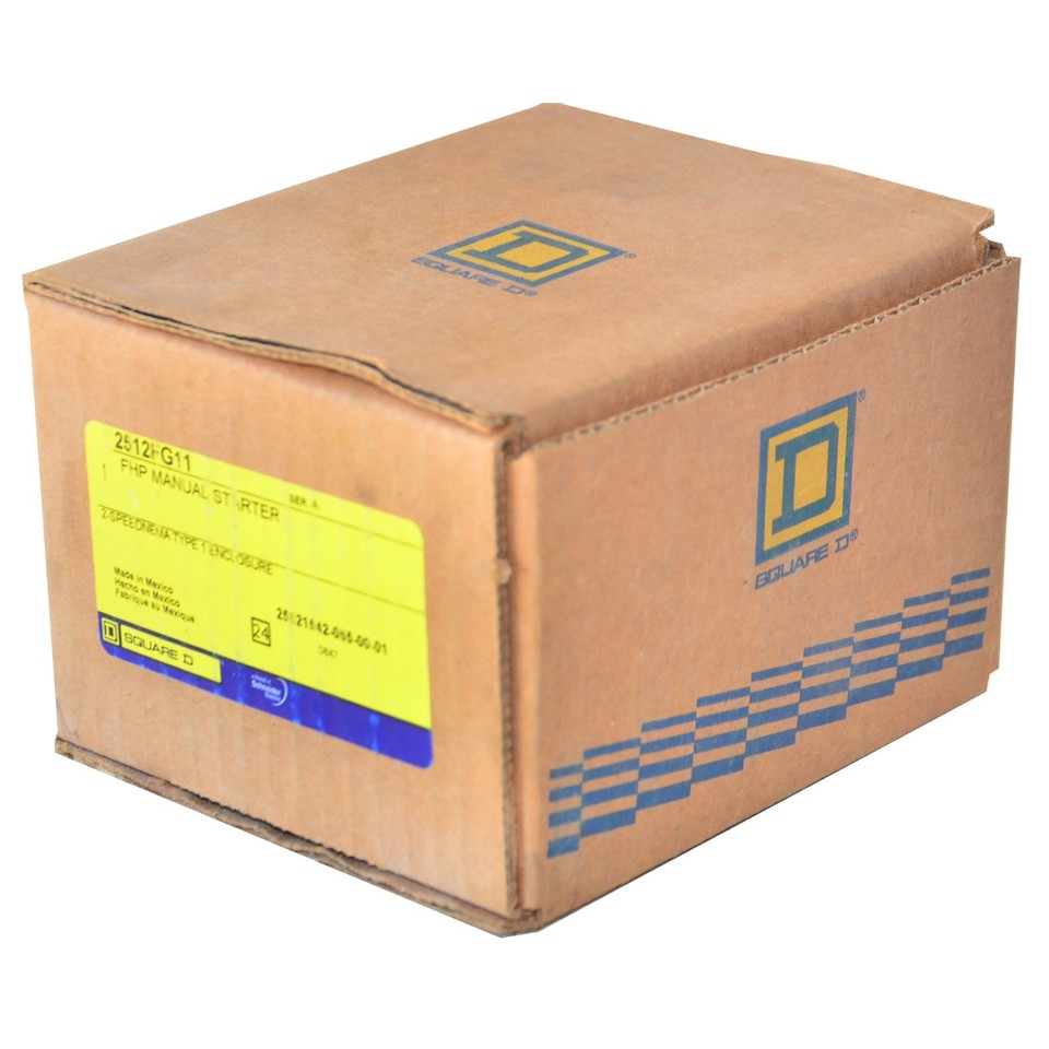 2512FG11 Square D Type F NEMA 1 2P Toggle FHP Manual Starter -New --SES ...