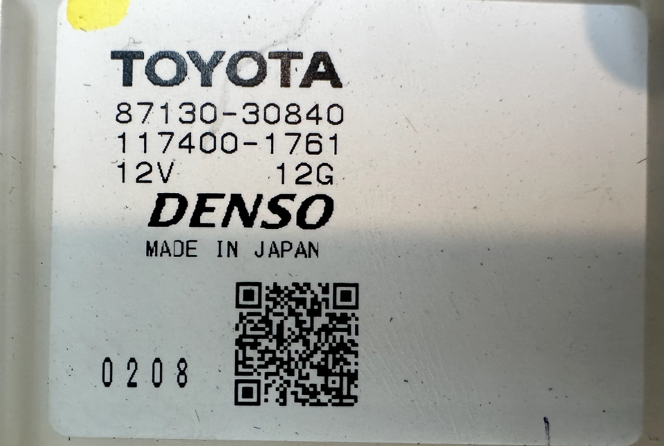 2013-2024 Lexus/Toyota Blower Motor Assy OEM 87130-30840 | Genuine OEM ...