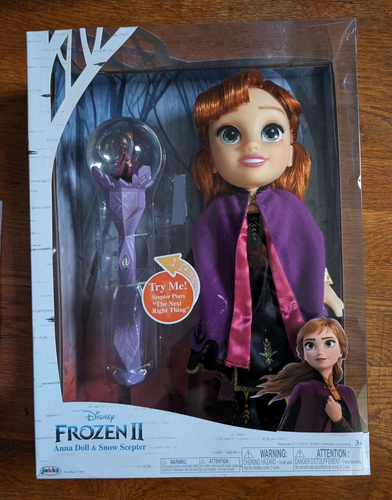 Disney Frozen 2 Anna Deluxe Doll w/Snow Scepter OOP Musical Rare | eBay