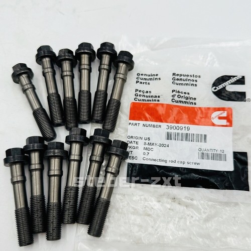 12X OEM 3900919 Connecting Rod Bolts Fit For Cummins Dodge 5.9L 1989 ...