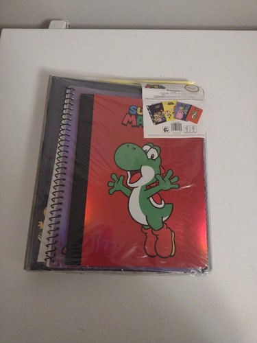 Super Mario Binder, Portfolio Folder, Composition Book & Subject ...