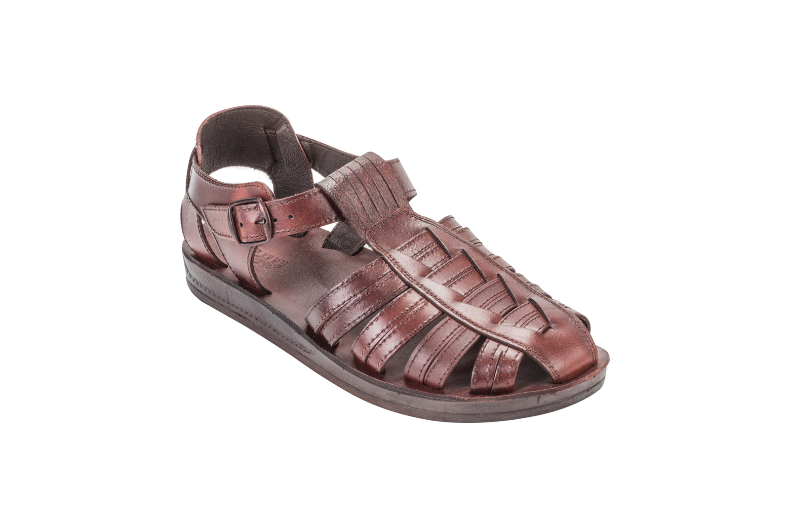 Men's Handmade Biblical Sandal from Jerusalem Natural Genuine Leather 6 ...