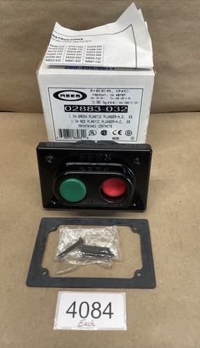 🚦 REES 02883-032 Green / Red Plunger Switch Maintained Contacts ...