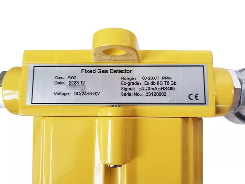 Wall-mounted SO2 Gas Detector with 0-20PPM Sound and Light Alarm Remote ...