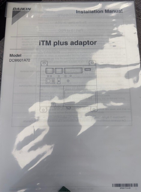 NEW DAIKIN DCM601A72 D-BACS ITM Plus Adapter BACnet (BRAND NEW) FREE ...