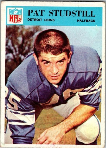 1966 Philadelphia #75 Pat Studstill Football Detroit Lions M12 | eBay